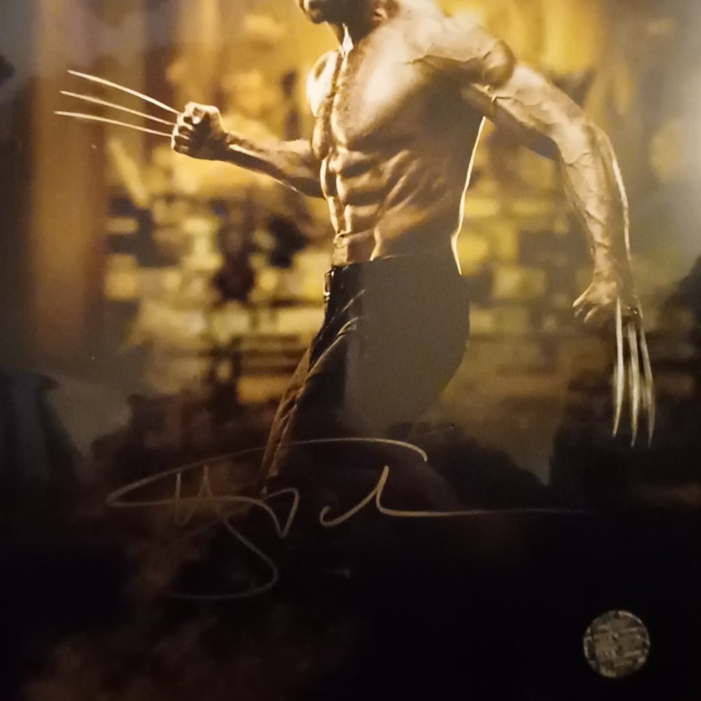 Hugh Jackman Wolverine Signed Autographed 10x8 Photo … - Gem